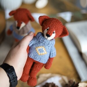 Knitted Fox рattern. Amigurumi Tutorial. Knitting Toys - Etsy