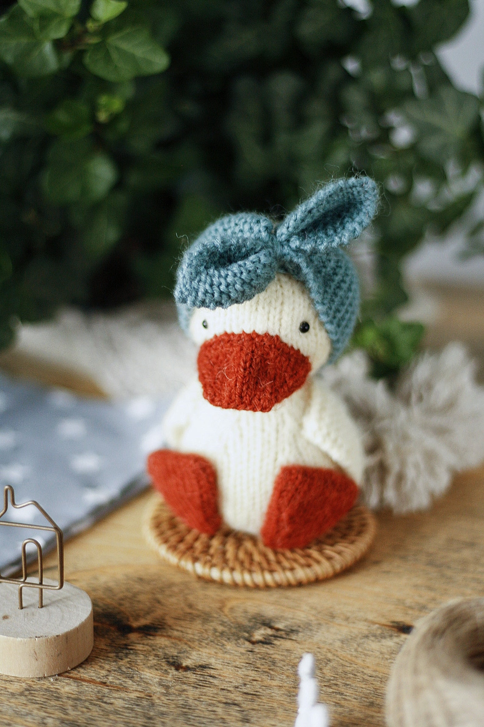 Knitted Goose Pattern PDF. DIY Amigurumi Toy Duck. - Etsy