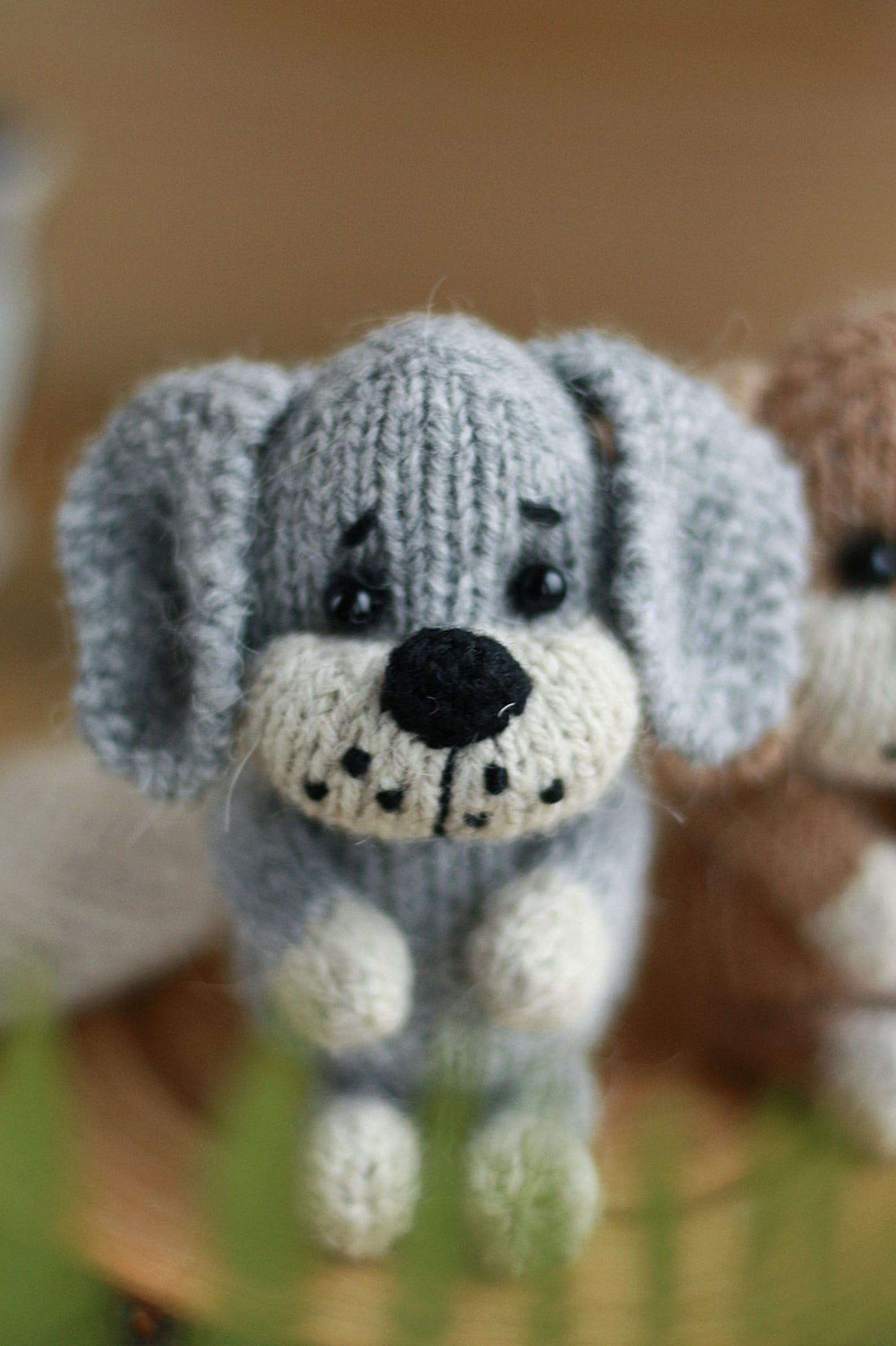 Knitting Puppy Pattern. DIY Dog Toy. Amigurumi Tutorial. - Etsy