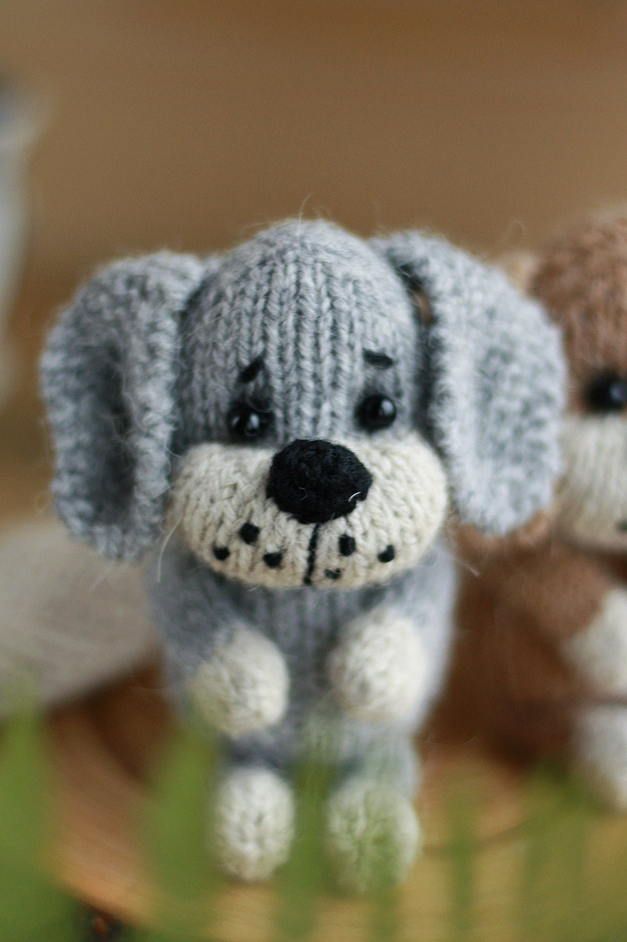 Knitting Puppy Pattern. DIY Dog Toy. Amigurumi Tutorial. - Etsy