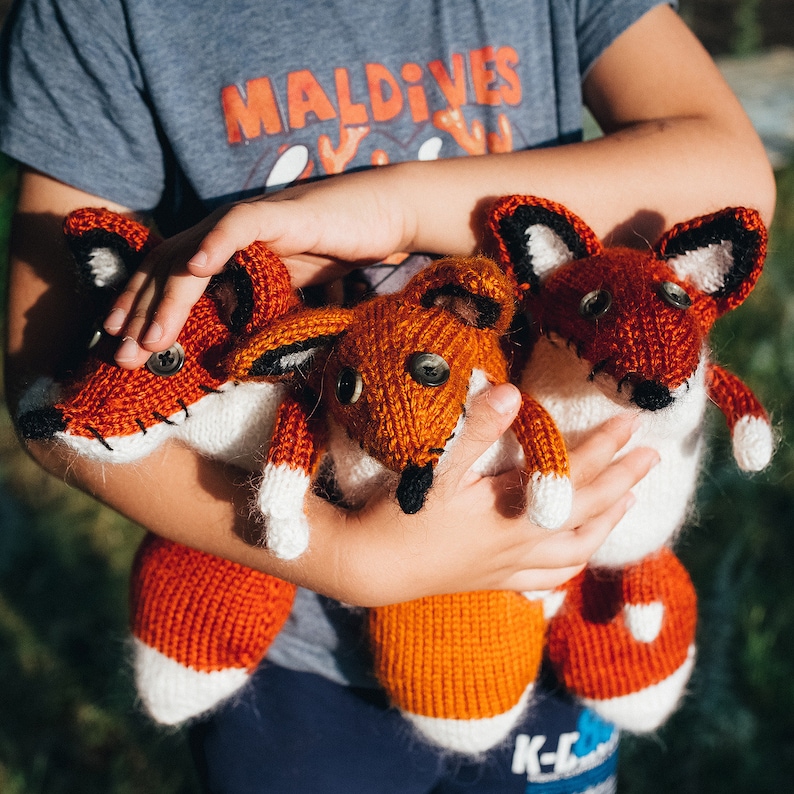 Lisik the Red Fox Knitting Pattern. Little Prince Foxy DIY - Etsy