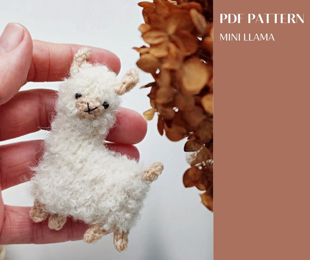 Mini Llama Knitting Pattern. English and Russian PDF. - Etsy