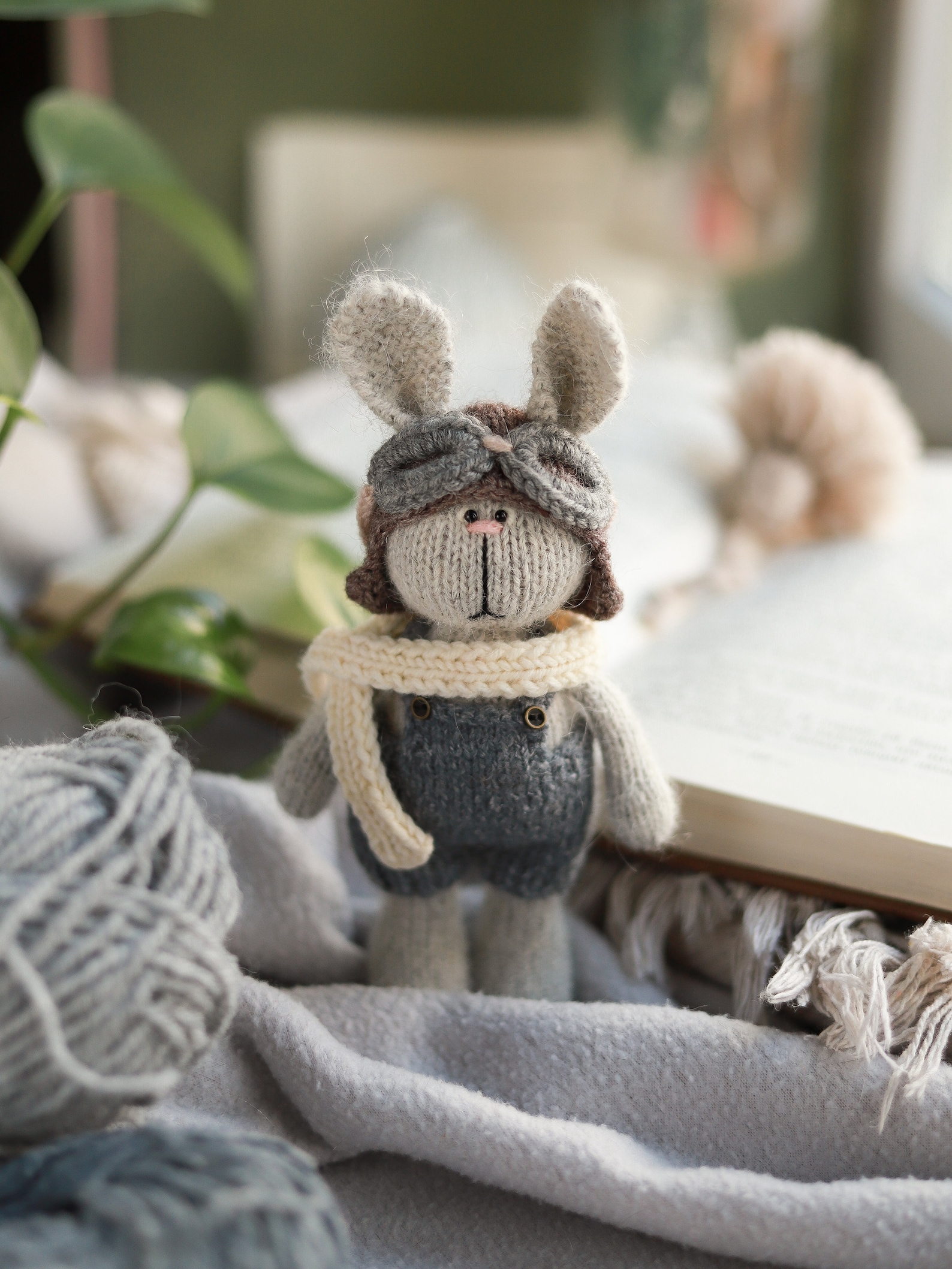Knitted Rabbit Aviator Pattern. Amigurumu Bunny Tutorial. - Etsy
