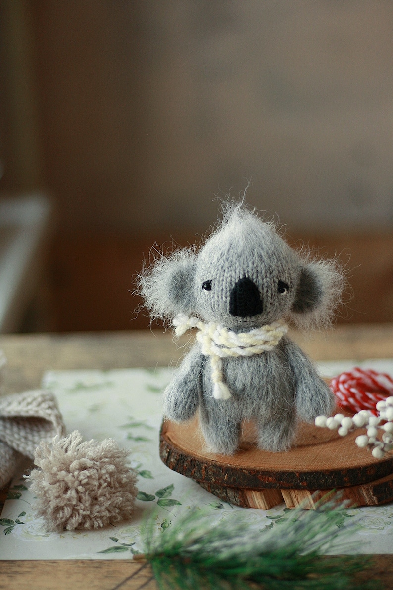 Knitting Koala Pattern. Amigurumi Bear. Knitted Toy Tutorial. - Etsy