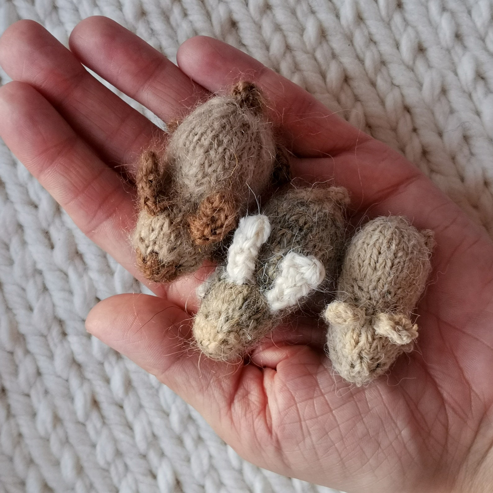 Mini Tiny Rabbit Knitting Pattern. Only English PDF. - Etsy