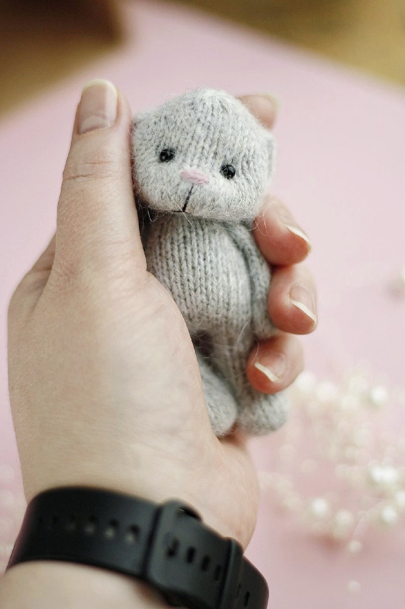 Bunny Knitting Pattern. Cute Animal Toy in a Dress. DIY - Etsy