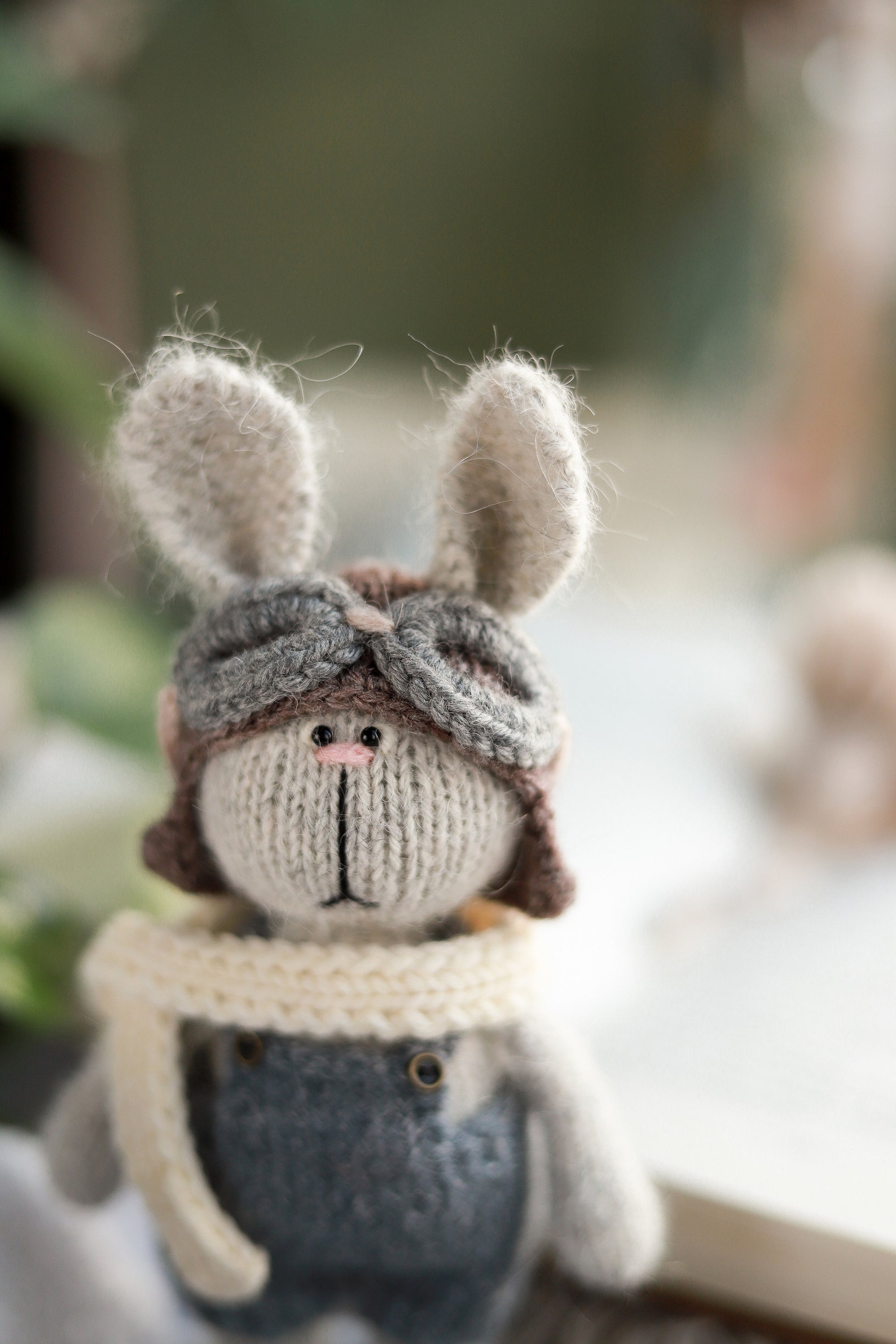 Knitted Rabbit Aviator Pattern. Amigurumu Bunny Tutorial. - Etsy