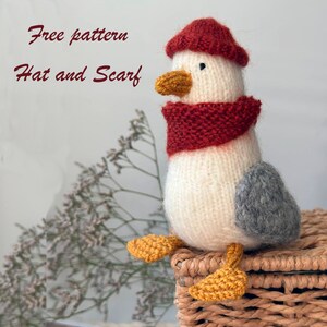 Seagull Knitting Pattern. English and Russian. - Etsy
