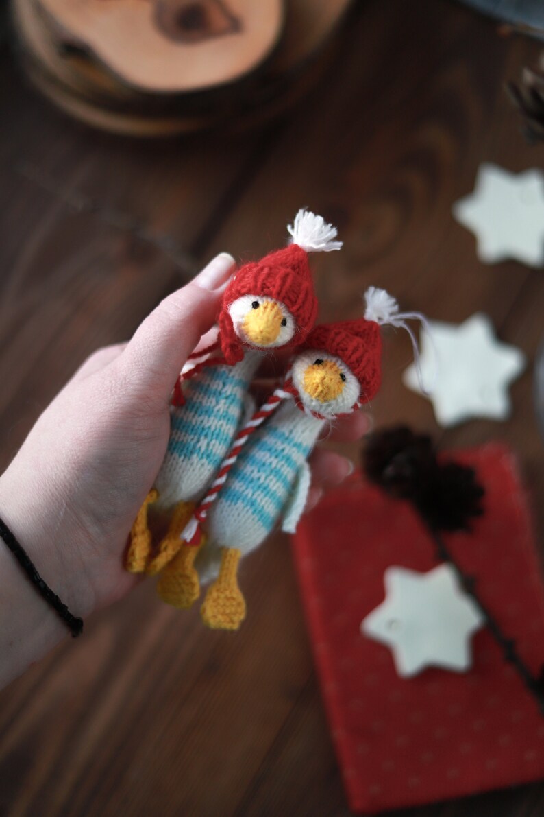 Detailed Pattern in English. How to Knit a Cute Goose. Knitting Pattern ...