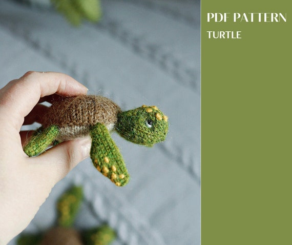 Knitting Turtle Pattern. DIY Toy. Amigurumi Tutorial. - Etsy