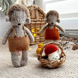 Misha the Hedgehog, Shorts, Backpack. Knitting Pattern. English and ...