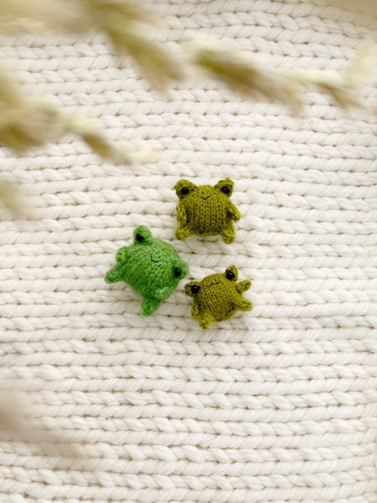 Little Toad Knitting Pattern Amigurumi Frog Pattern. English - Etsy