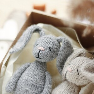 Knitted Bunny Pattern. Amigurumi Tutorial. Knitting Toys - Etsy