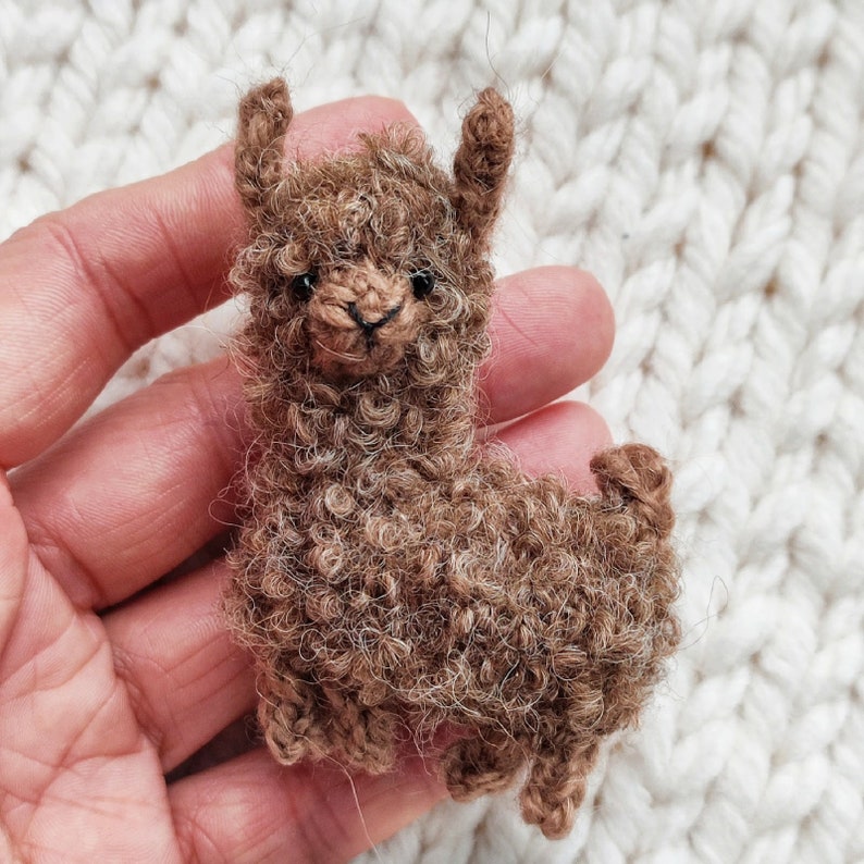 Mini Llama Knitting Pattern. English and Russian PDF. - Etsy