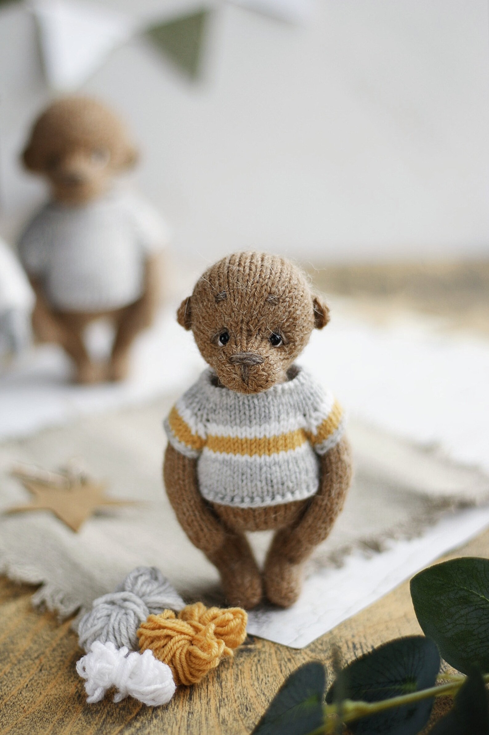 Knitting Bear Pattern. Amigurumi Tutorial. DIY Toys - Etsy