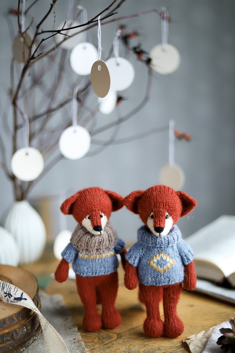 Knitted Fox рattern. Amigurumi Tutorial. Knitting Toys - Etsy