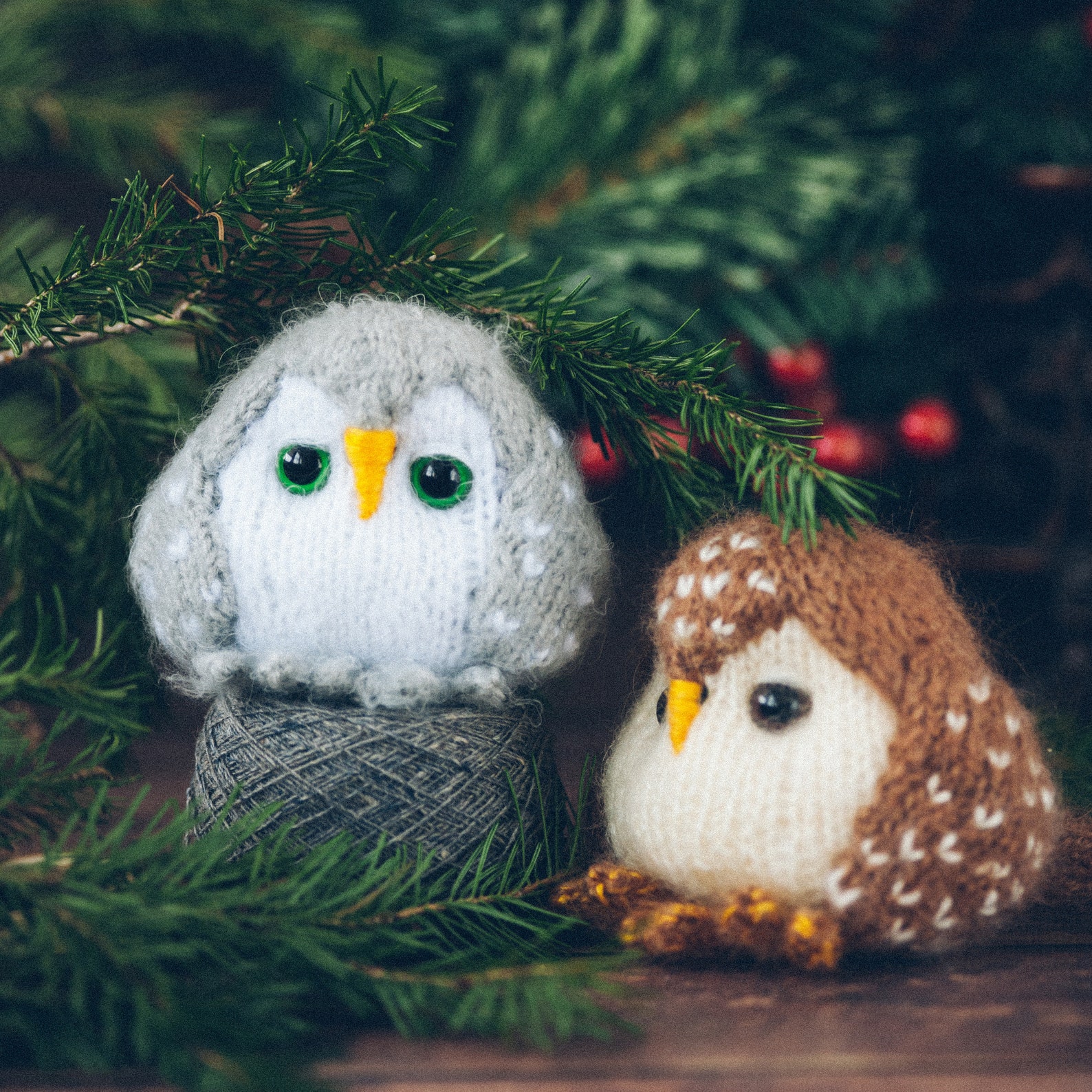Little Barn Owl Knitting Pattern. Knitted Woodland Owl Step-by-step ...