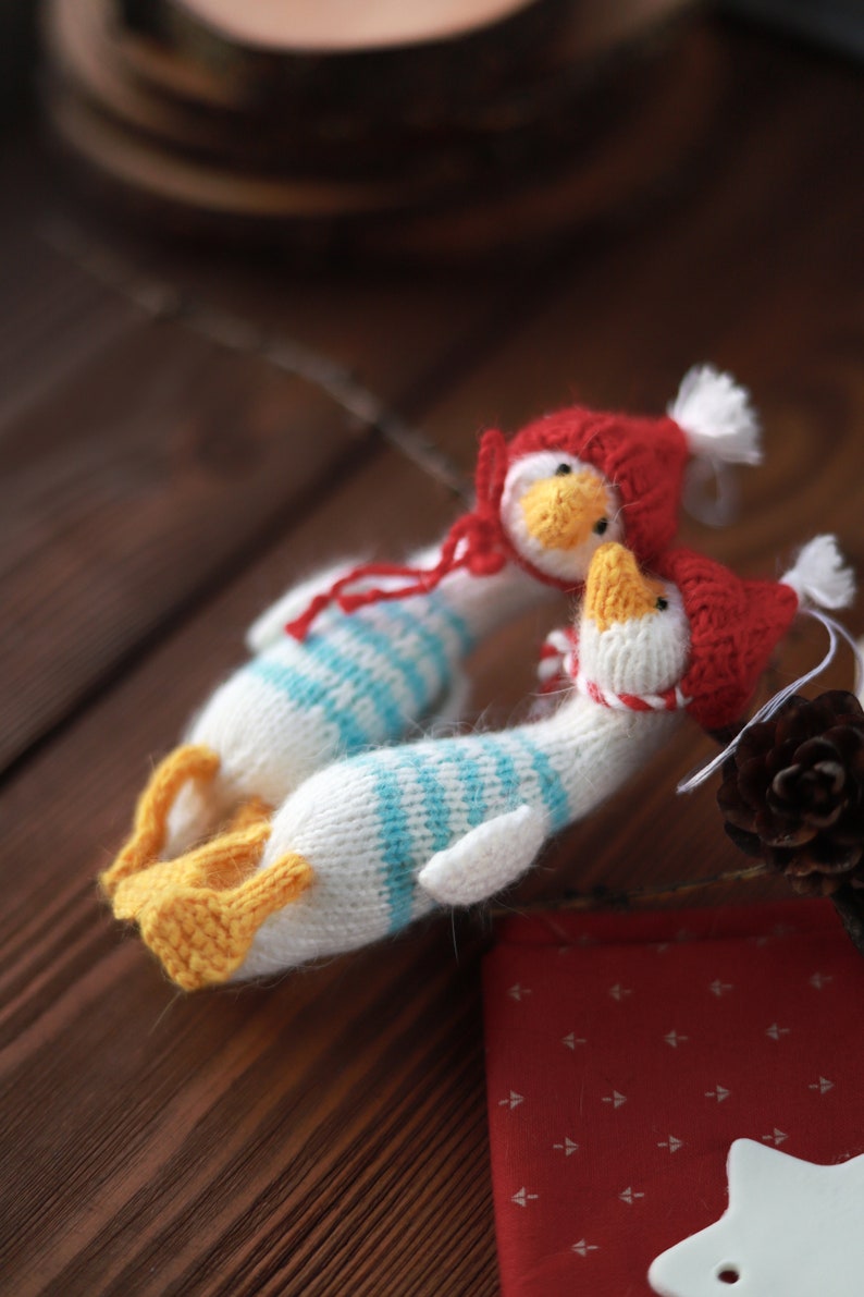 Detailed Pattern in English. How to Knit a Cute Goose. Knitting Pattern ...