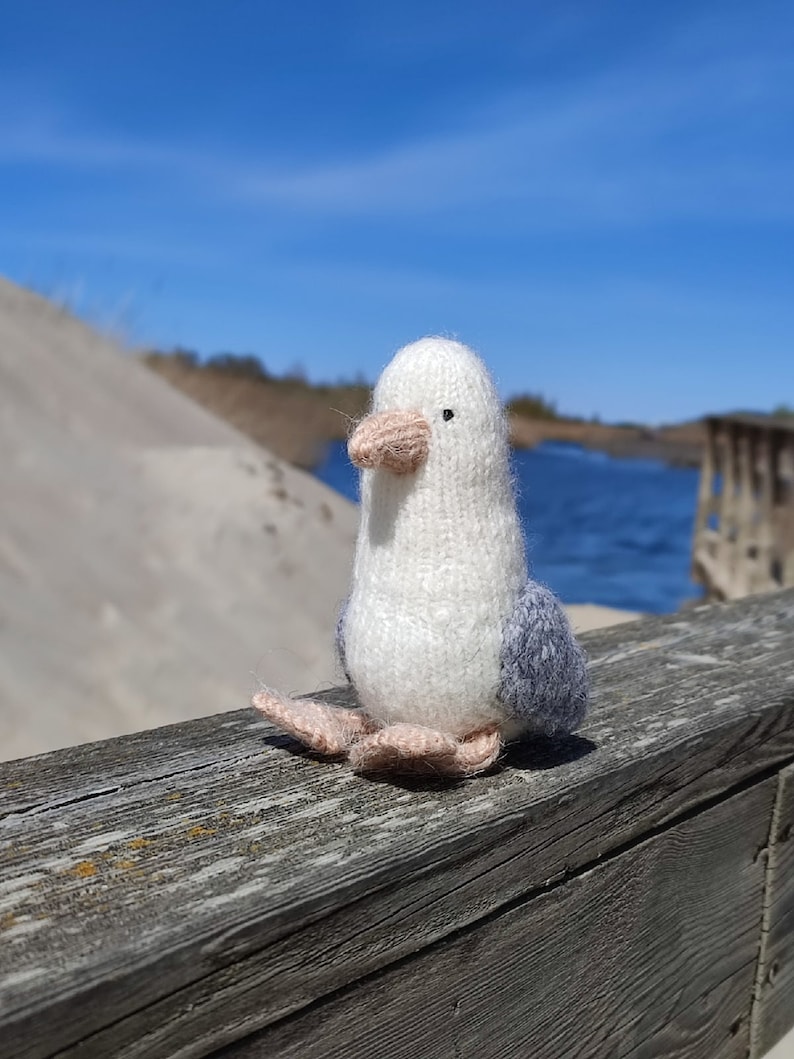 Seagull Knitting Pattern. English and Russian. - Etsy