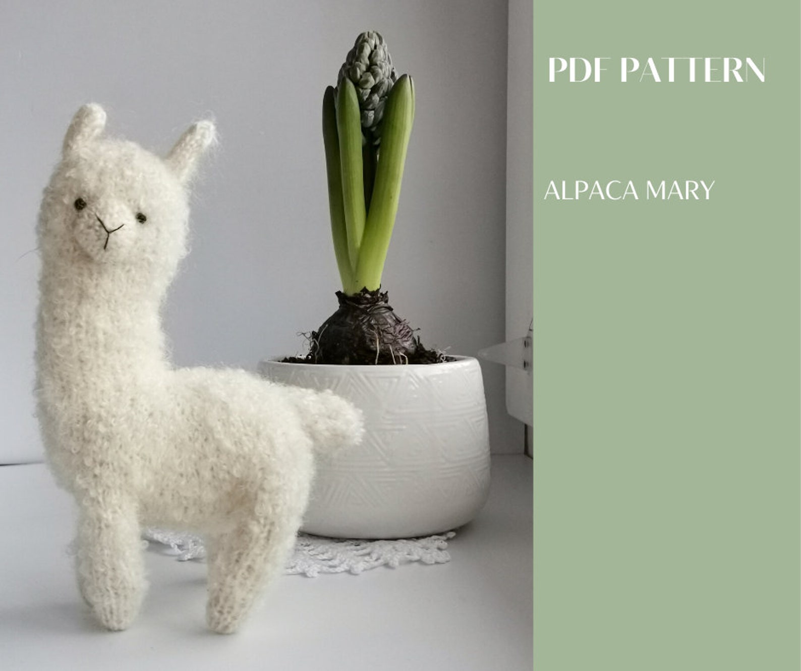 Cute and Soft Alpaca Knitting Pattern. English and Russian - Etsy