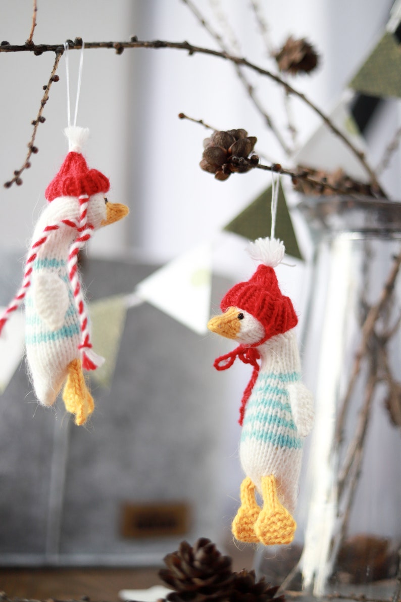 Detailed Pattern in English. How to Knit a Cute Goose. Knitting Pattern ...