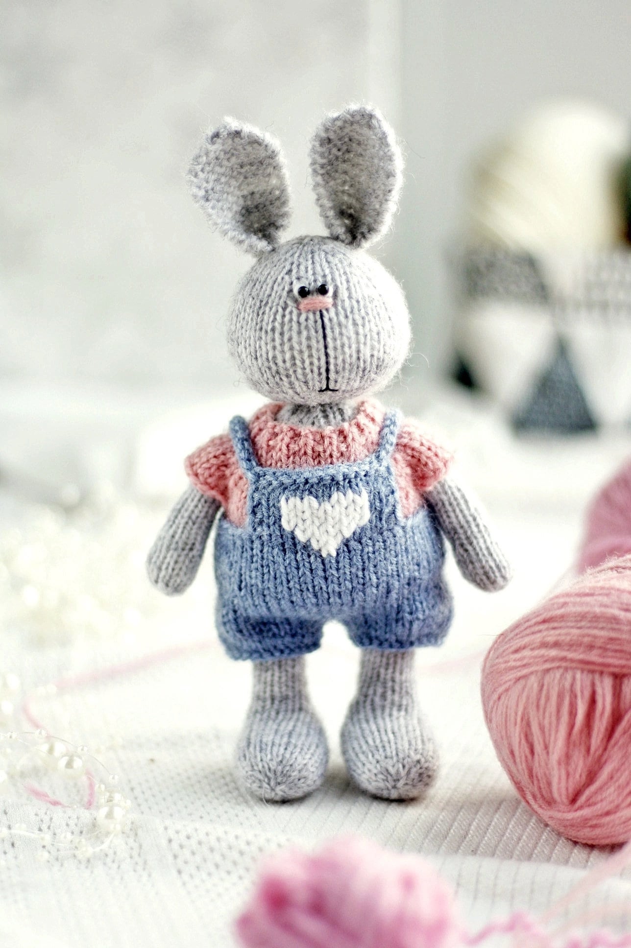 Knitting Bunny Pattern. DIY Bunny Toy. Amigurumi Tutorial. - Etsy