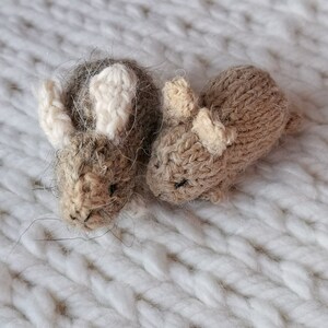 Mini Tiny Rabbit Knitting Pattern. Only English PDF. - Etsy