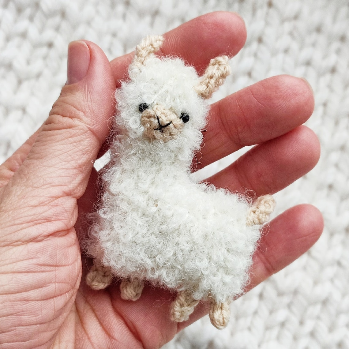 Mini Llama Knitting Pattern. English and Russian PDF. - Etsy