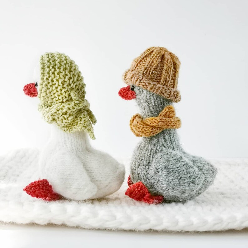 Cute Duckling: Knitting Pattern. English and Russian PDF. - Etsy
