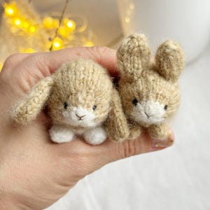 Chubby Bunny Knitting Pattern. English and Russian PDF. - Etsy