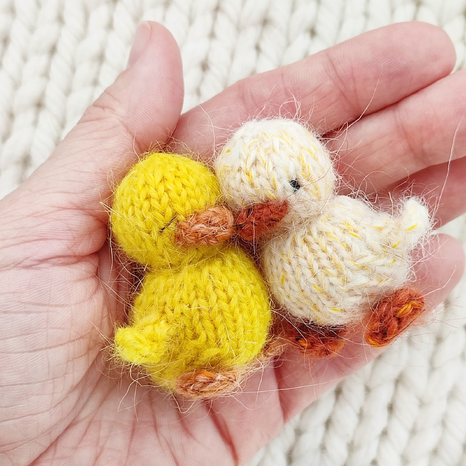 Mini Duckling Knitting Pattern. English and Russian PDF. - Etsy
