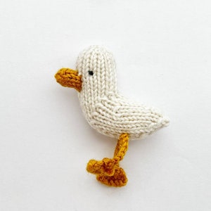 Archie the Seagull. Miniature Knitting Pattern. English and Russian PDF ...