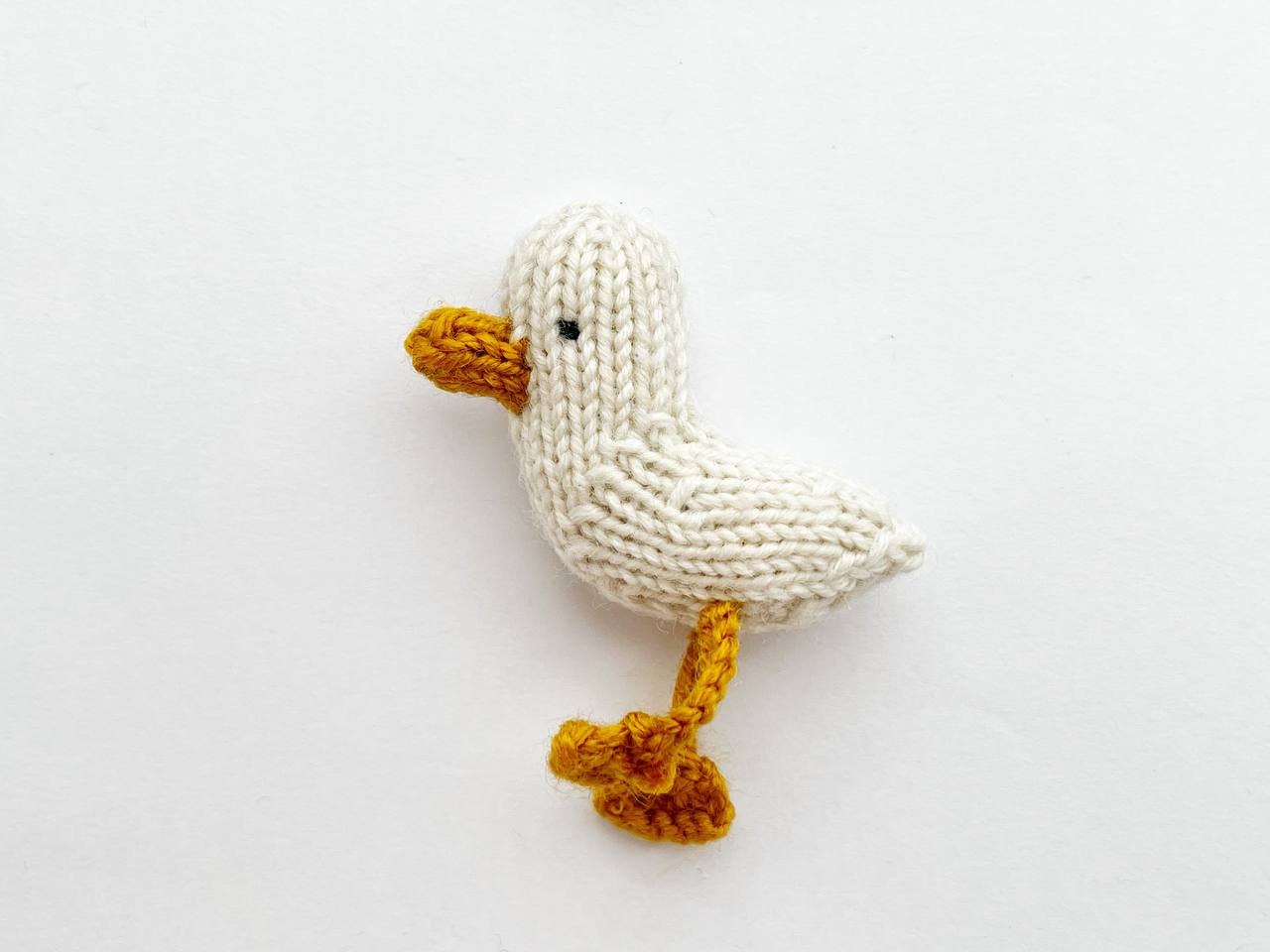 Archie the Seagull. Miniature Knitting Pattern. English and Russian PDF ...