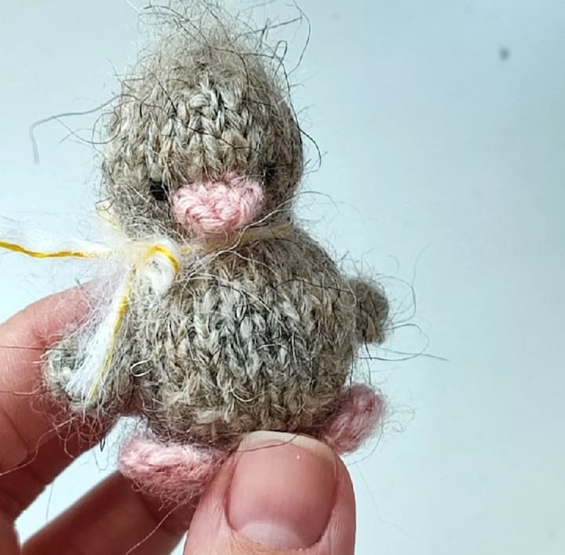 Mini Duckling Knitting Pattern. English and Russian PDF. - Etsy
