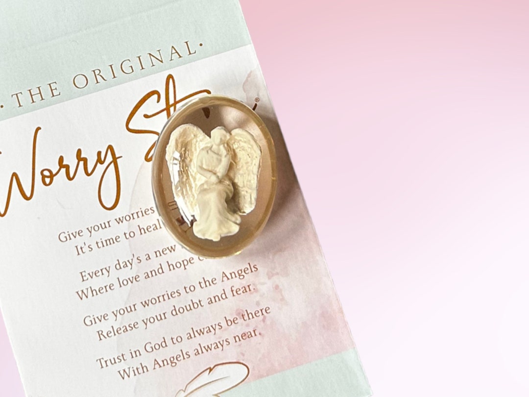 Worry Angel: Enchanting Hand-finished Resin Angel With Inspirational ...