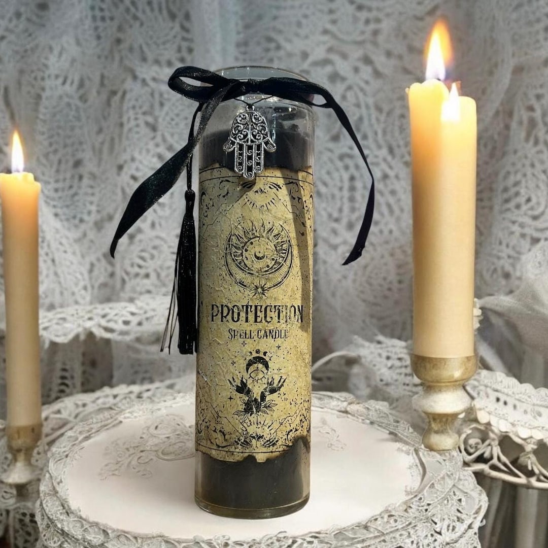 Spell Candle for Protection Magic Spell Ritual Candle for Love ...