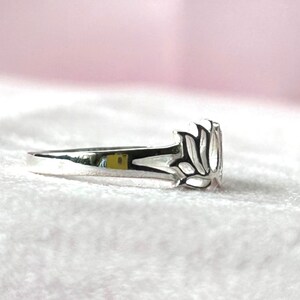 Lotus Flower Sterling Silver Ring Symbol of Purity and Renewal Gift Box Included - Etsy