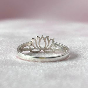 Lotus Flower Sterling Silver Ring Symbol of Purity and Renewal Gift Box Included - Etsy