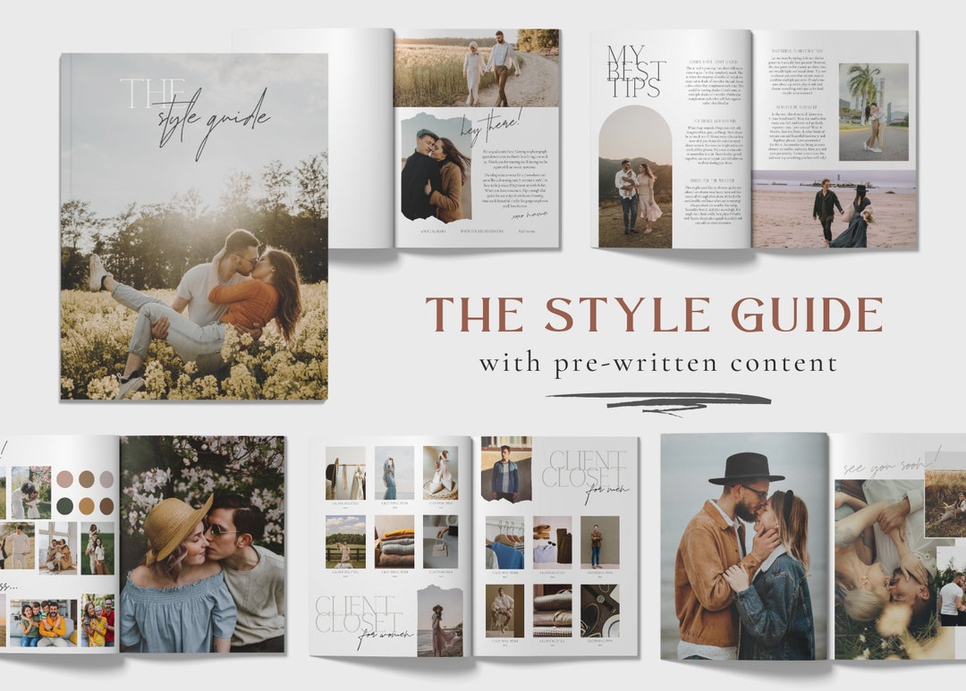 Maeve - CANVA Photography Client Closet Guide - Style Guide for ...