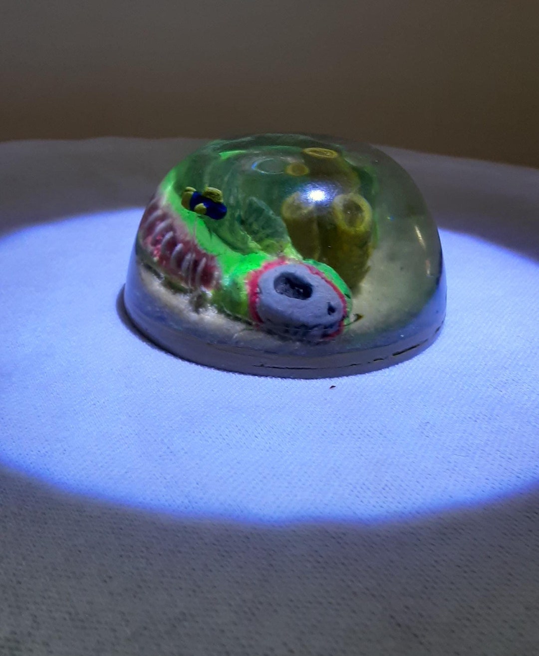 Original Undead Moray Eel Resin Sculpture, Glows Under Blacklight - Etsy