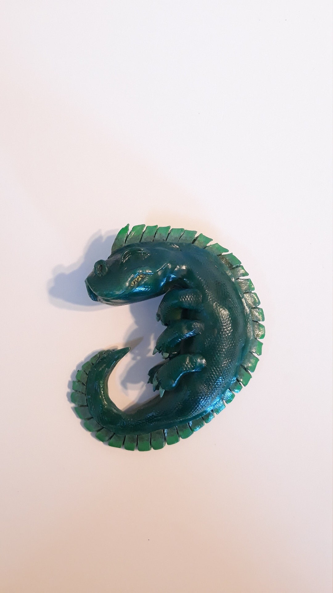 Original Baby Basilisk Sleeping Sculpture (glows Under Blacklight) - Etsy