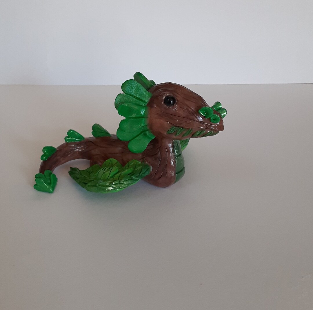 Original St. Patrick's Day Clover Dragon Sculpture - Etsy