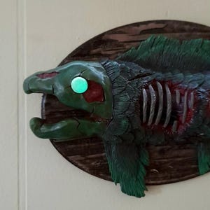 Original Undead Fish Trophy With Glow in the Dark Eye Halloween ...