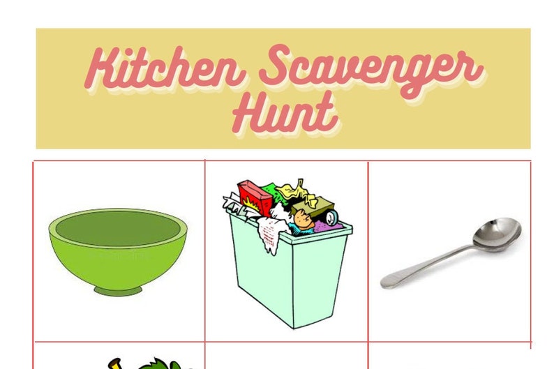 Toddler/preschool Scavenger Hunts - Etsy
