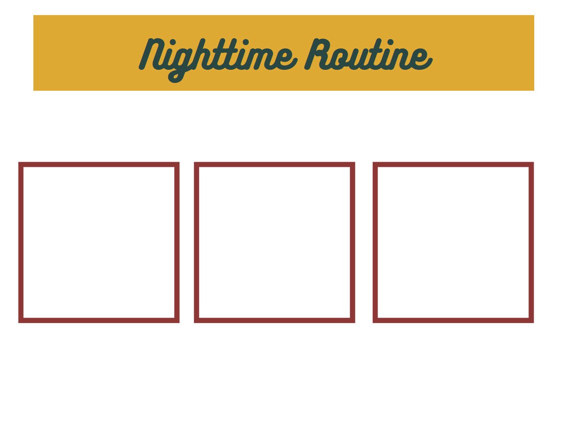 Toddler/preschool Routine Chart + Cards Printable - Etsy