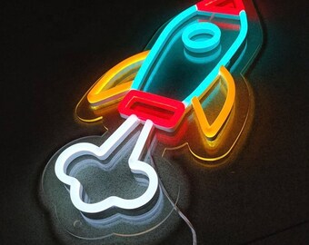Rocket Ship Light - Etsy
