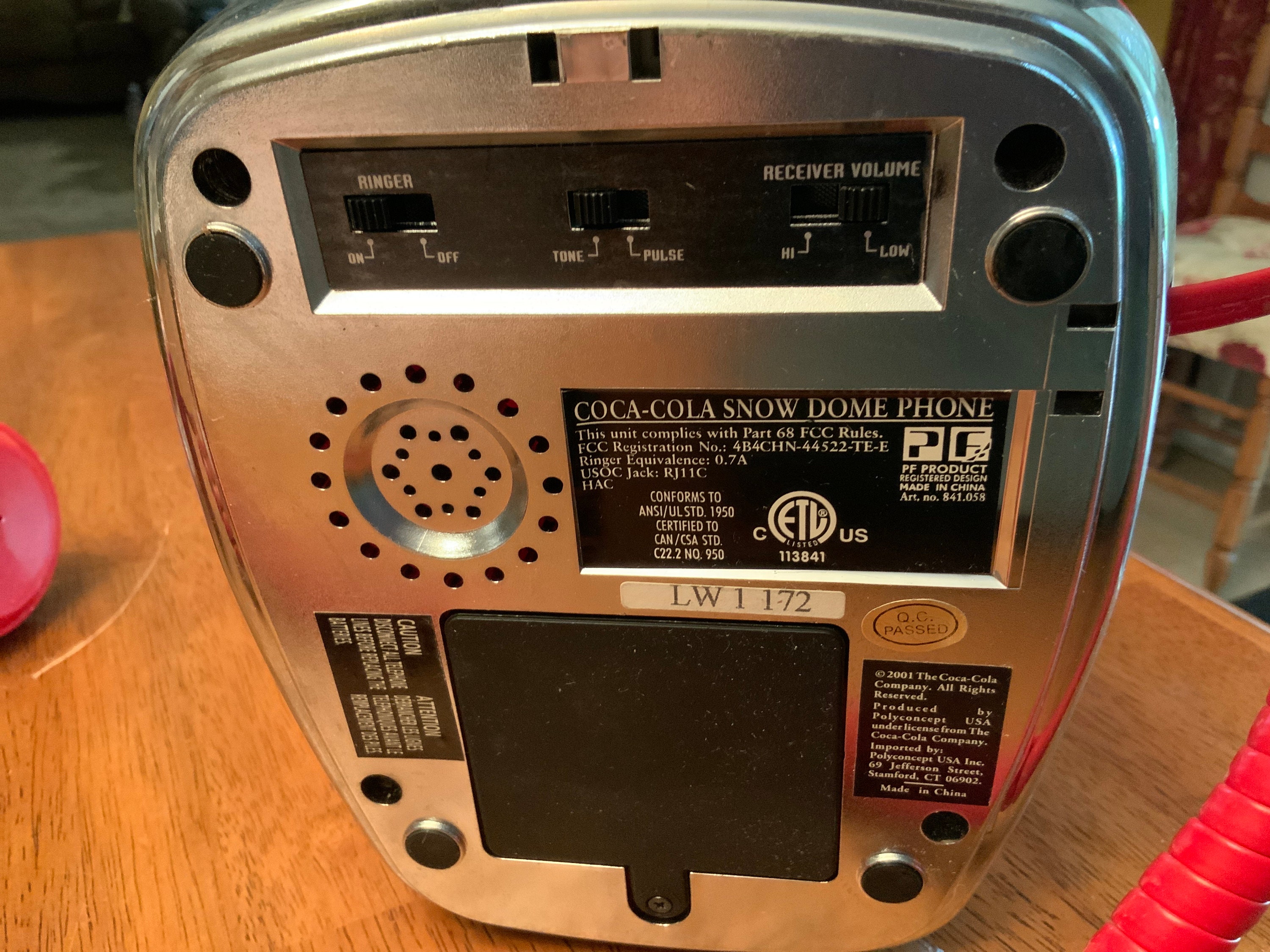 Coca-cola Snow Dome Phone - Etsy