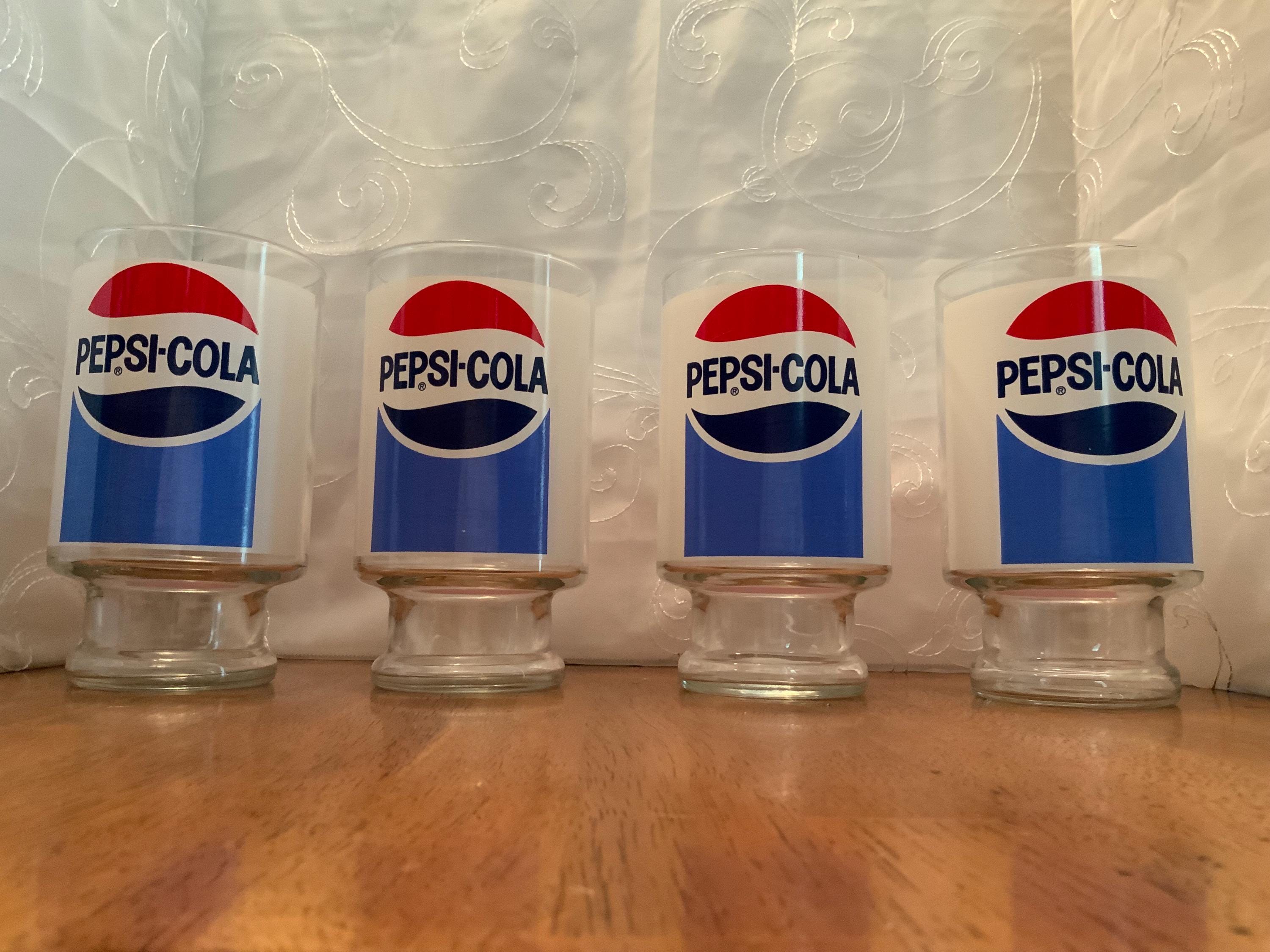 Pepsi Cola Glasses - Etsy