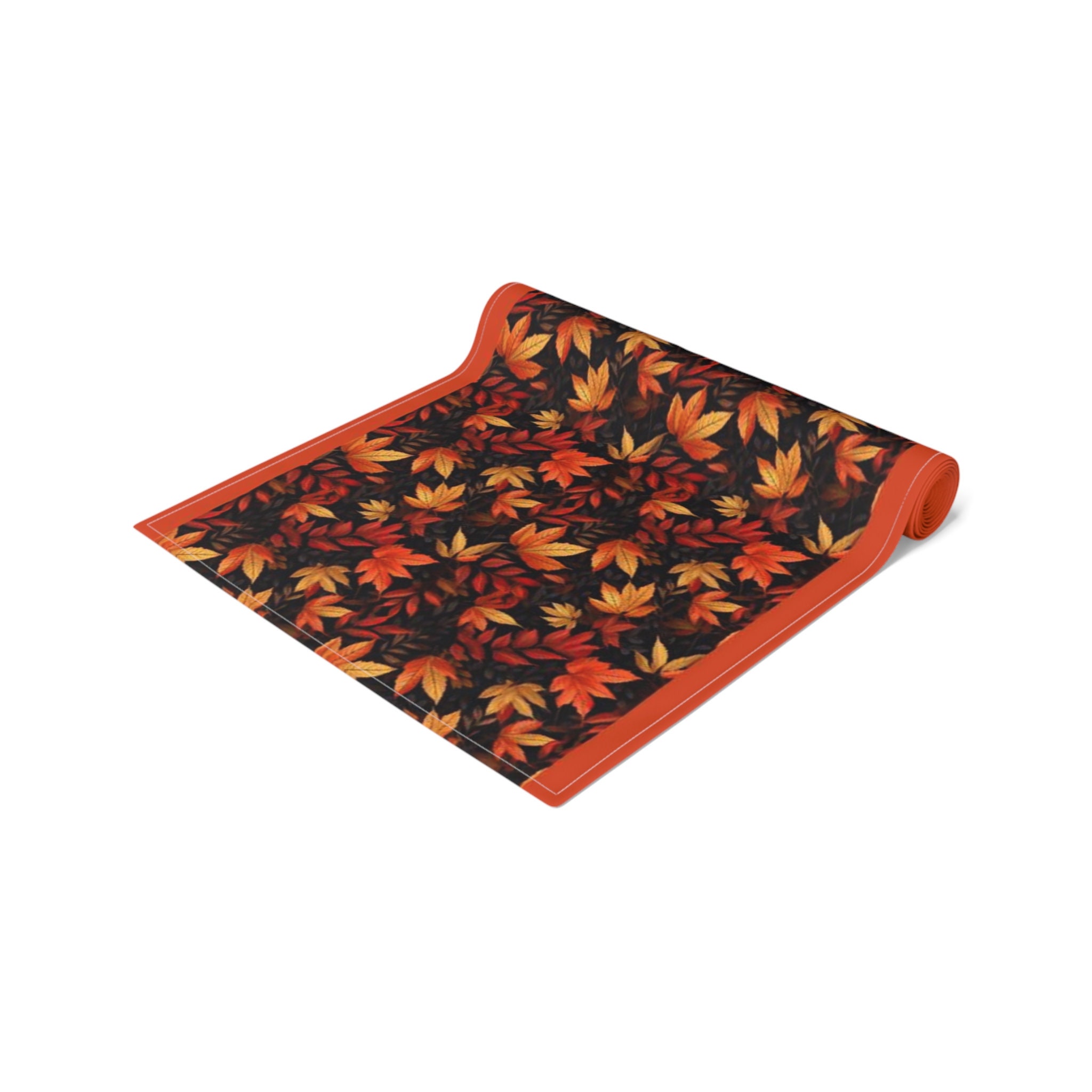 Fall Leaves Table Runner, Autumn Tableware, Fall Centerpiece, Farmhouse ...