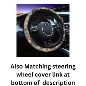 FAUX Vintage Floral PRINTED LOOK Smooth Surface No Stitching Patchwork ...